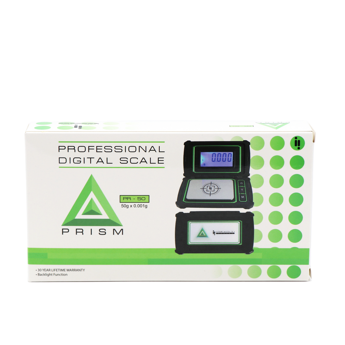 Prism Digital Scale, 50g x 0.001g – Infyniti Scales